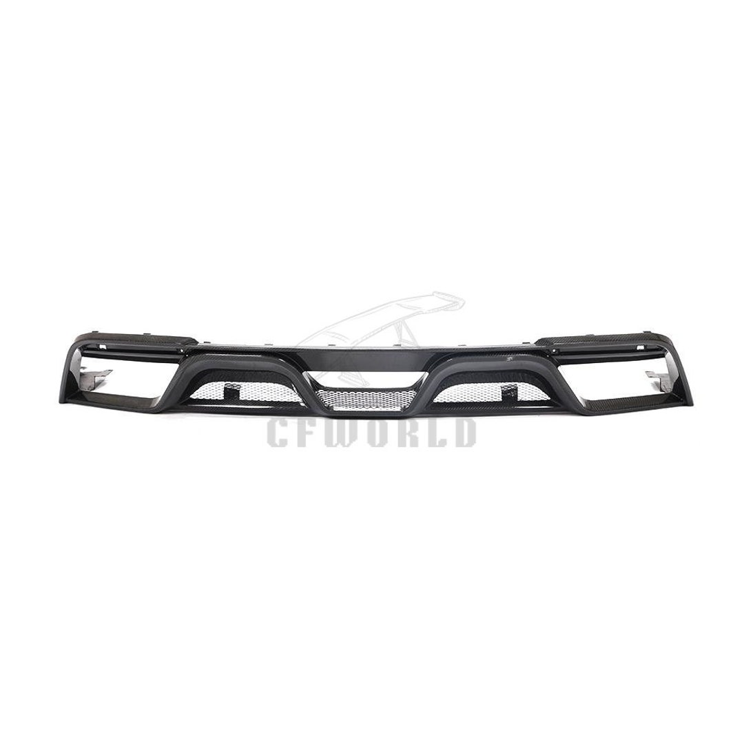 2013-2015 FK2 Honda Civic Type-r Carbon Fiber Rear Diffuser european ...