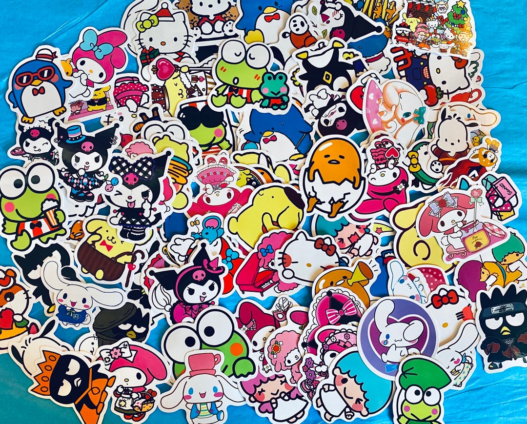 Kawaii Cute Japanese Stickers, Waterproof Water Bottle Stickers, Laptop ...