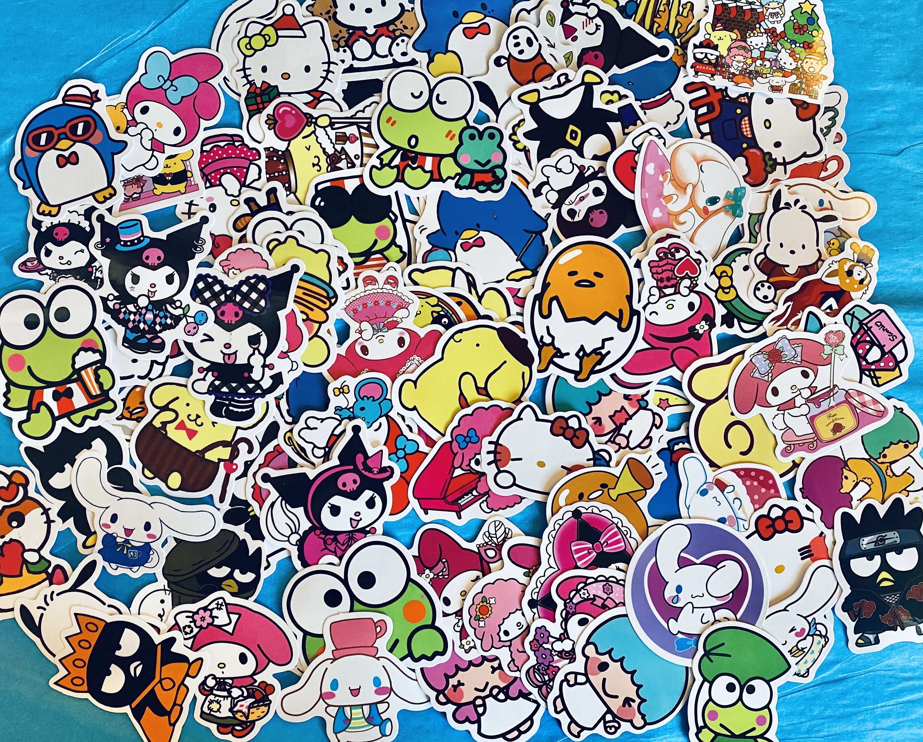 Kawaii Cute Japanese Stickers, Waterproof Water Bottle Stickers, Laptop ...