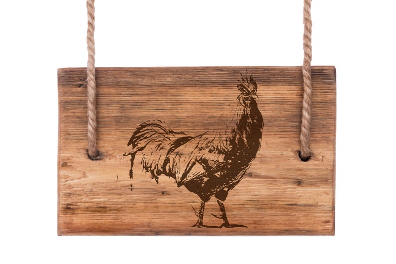 Laser Engrave File, Rooster Svg and Png, CO2 Glowforge, Diode Laser ...