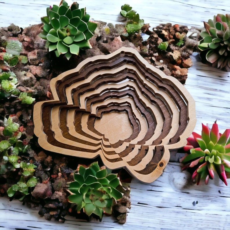 Rose Shape Scroll Saw Bowl Pattern (svg, Png) - Etsy