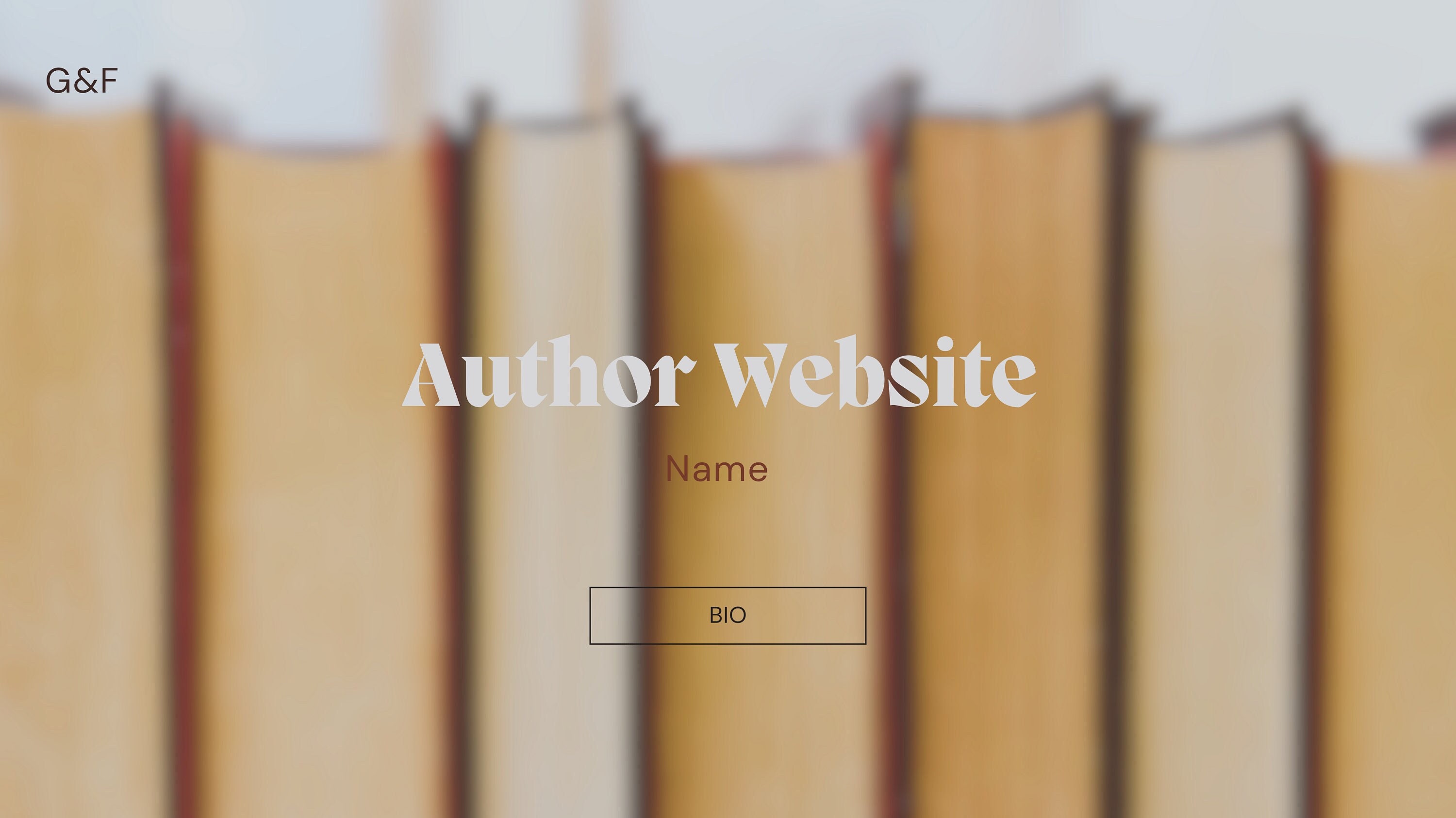 Author Website Template Cute & Cozy Canva Template, Minimalistic Design ...