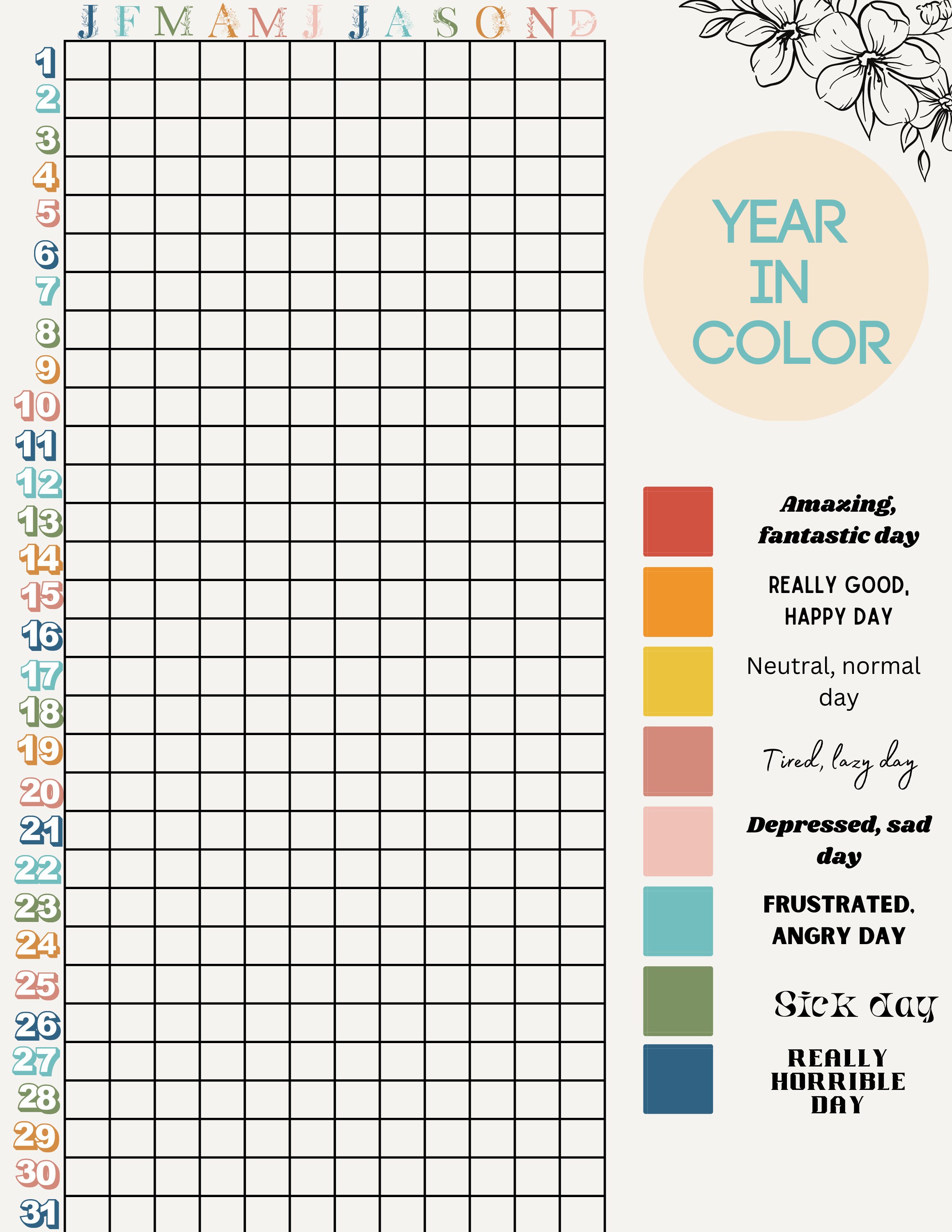 Minimal Bullet Journal Canva Template, Digital Download, Printable ...