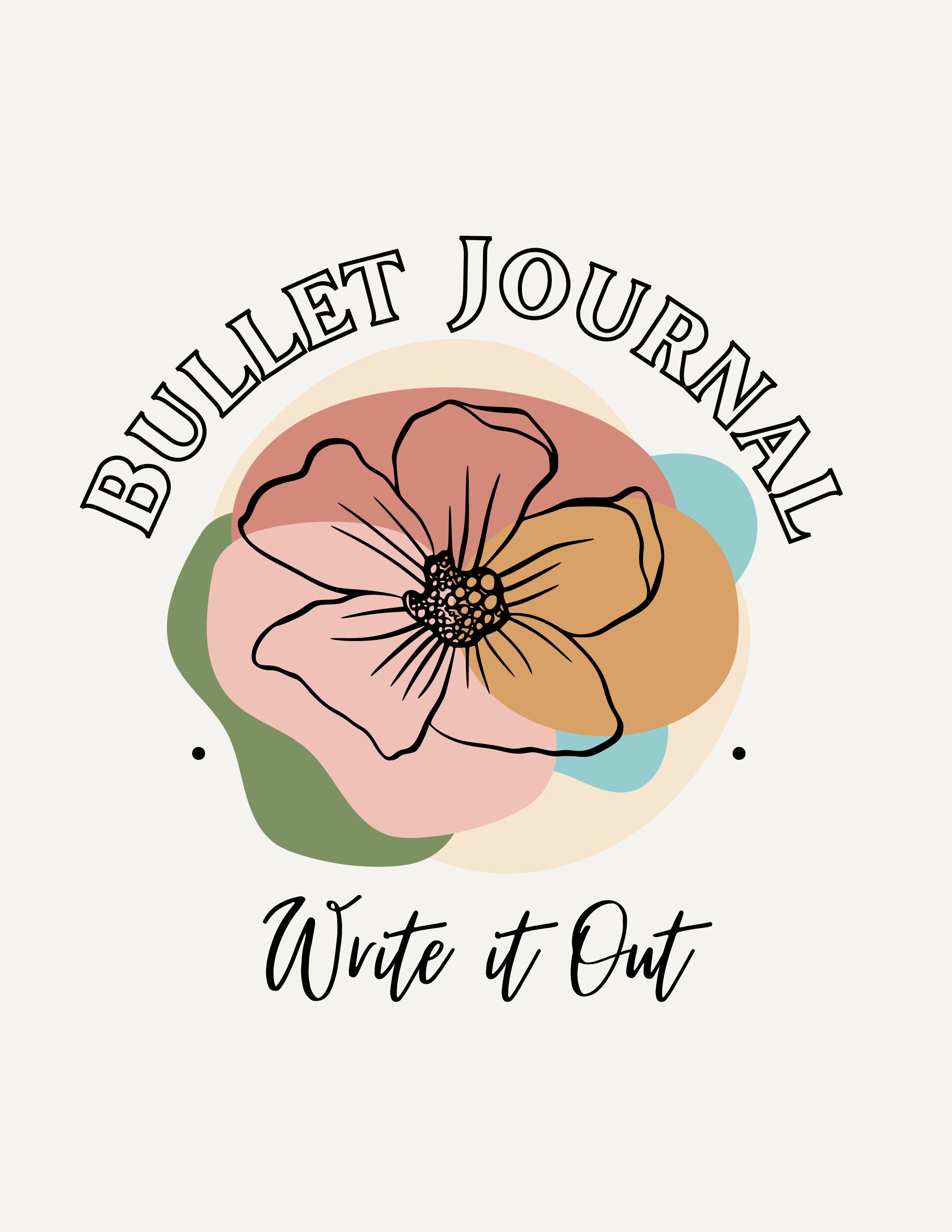 Minimal Bullet Journal Canva Template, Digital Download, Printable ...