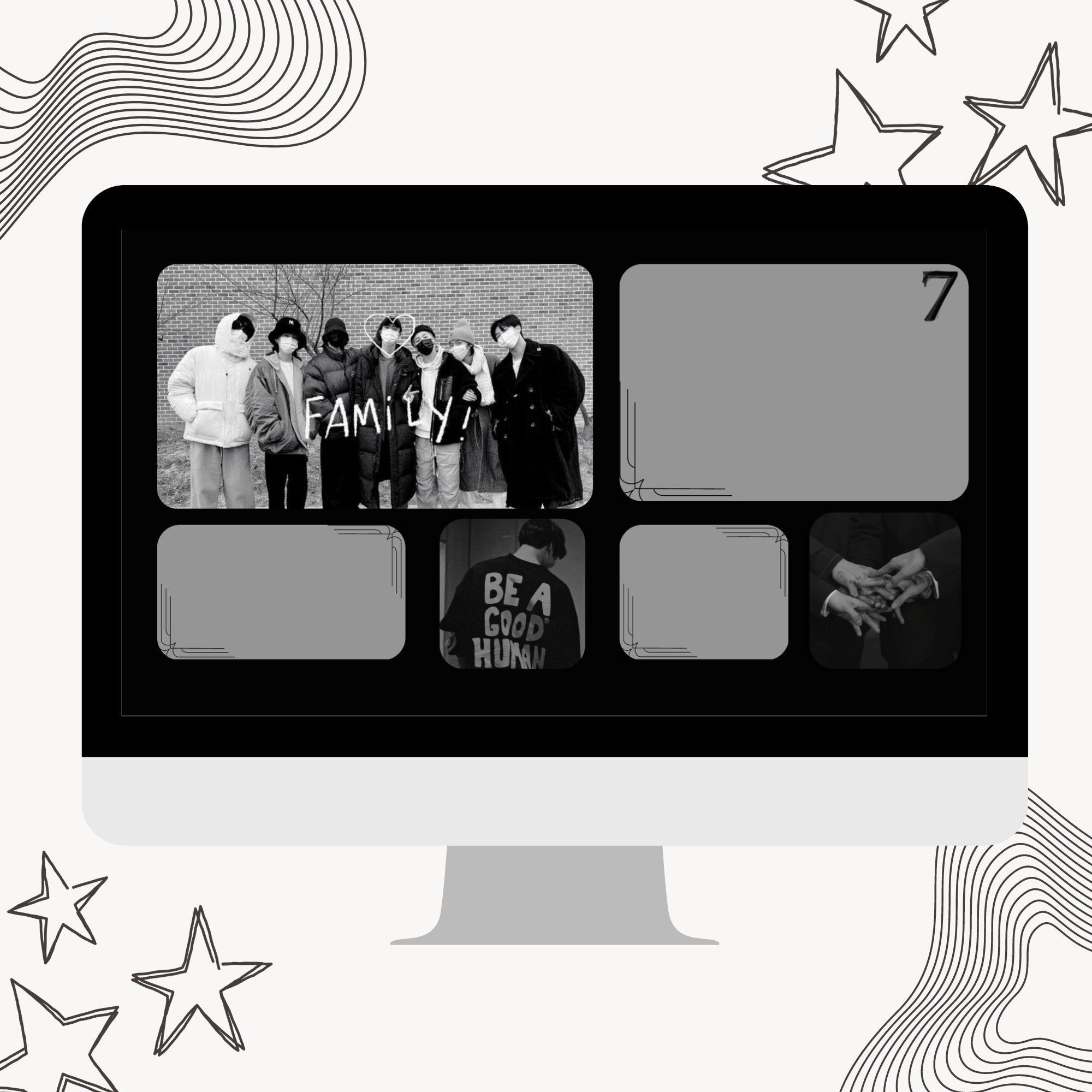 BTS Desktop Wallpaper/ Computer Organizing Set - Etsy