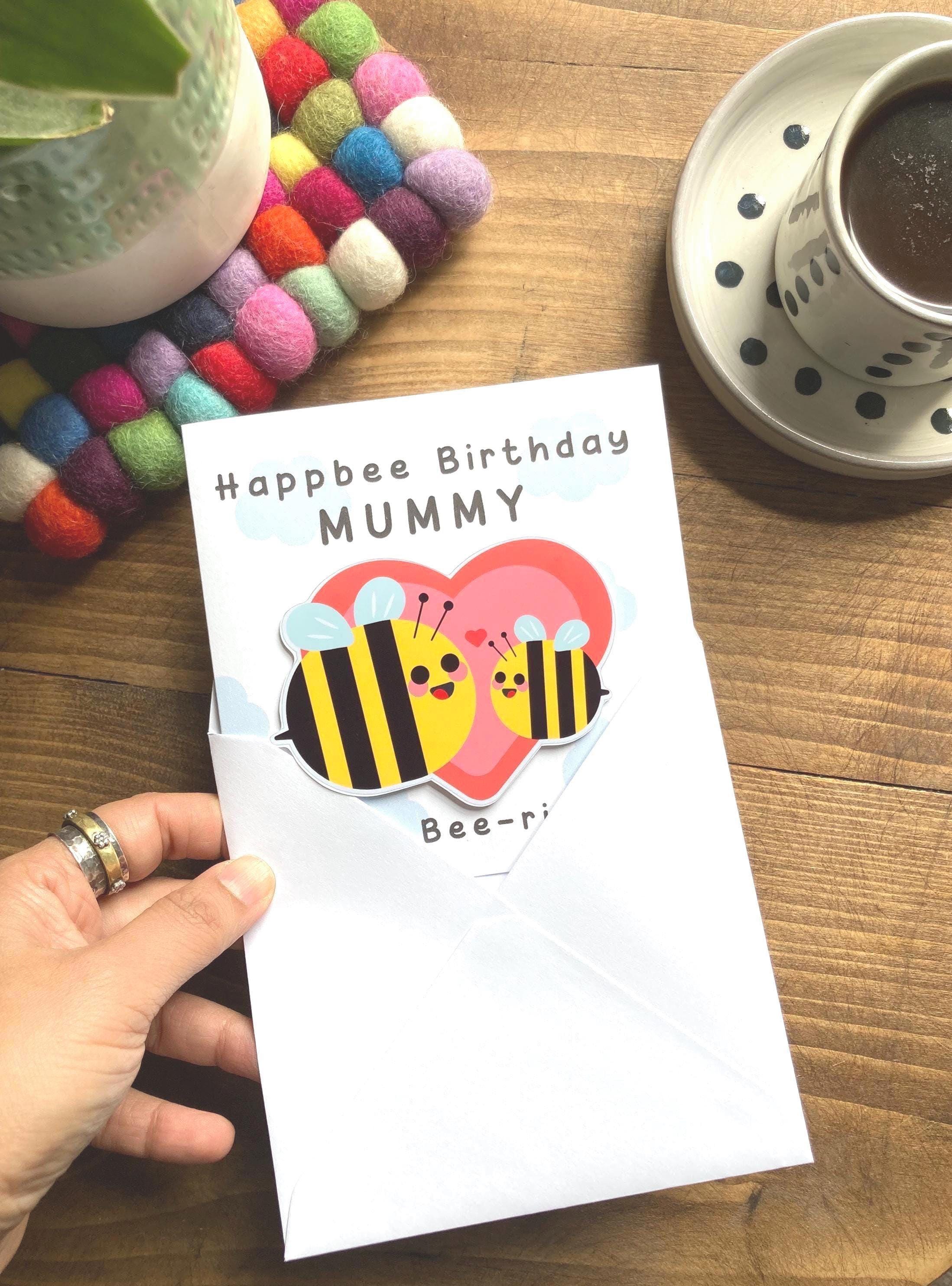 Mummy Birthday Card - Birthday Card for Mummy - Card From Kids/children ...