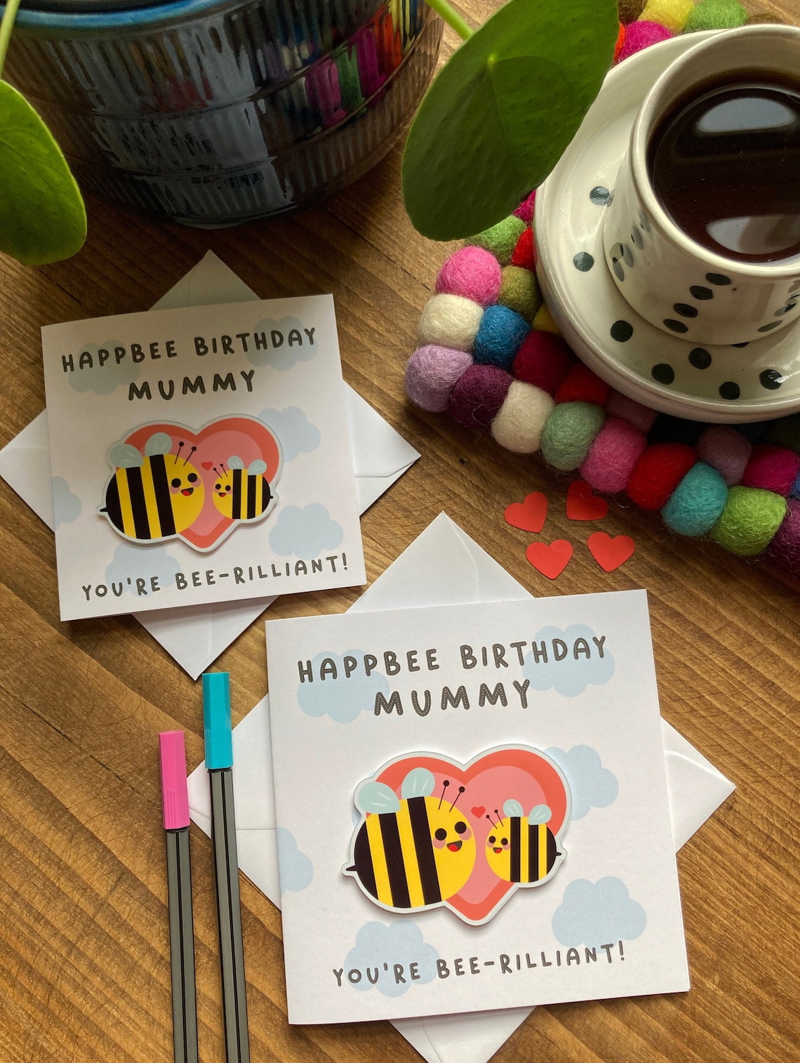 Birthday Card for Mummy Mummy Birthday Card Card From Kids to Mummy ...