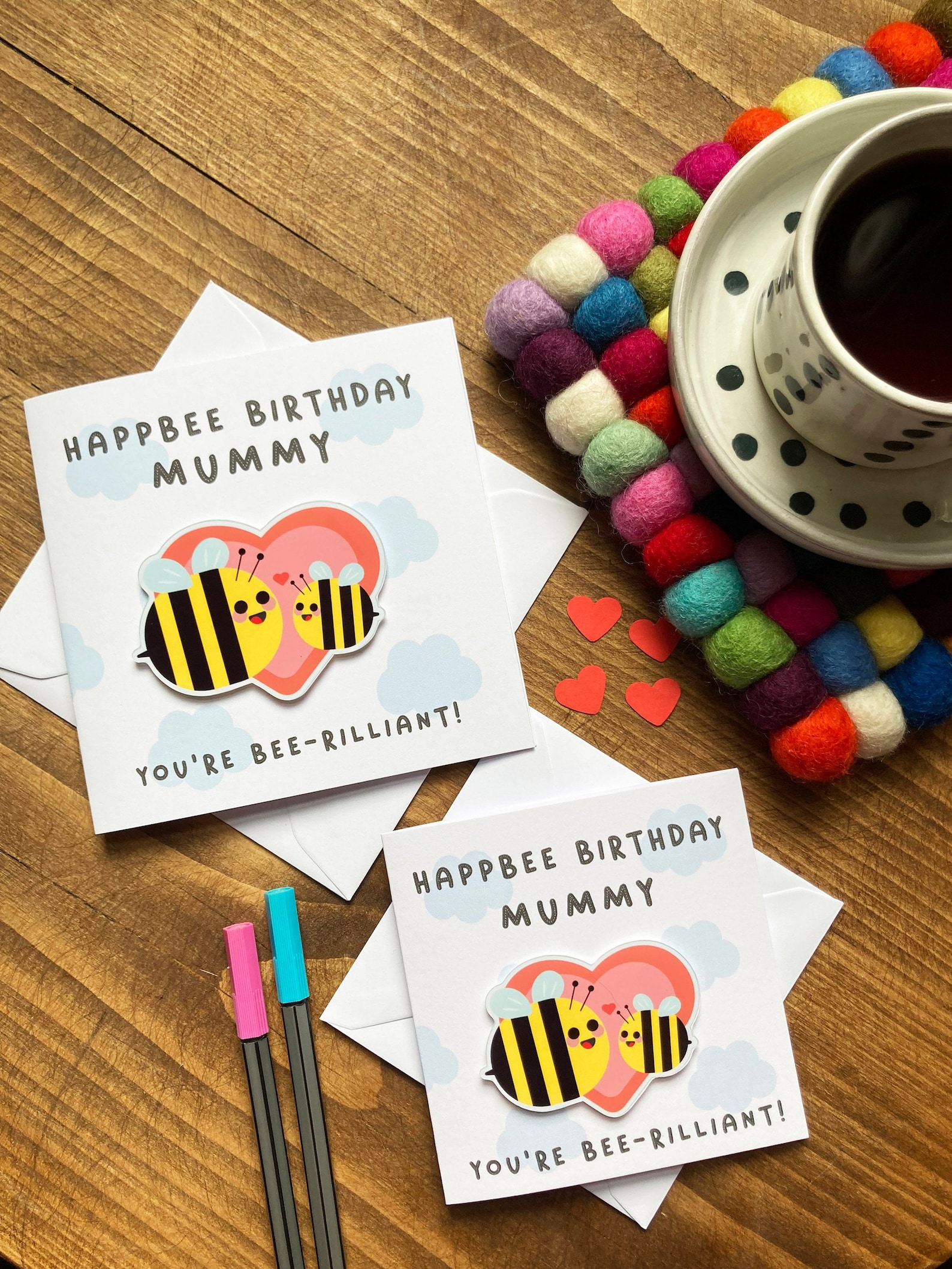 Birthday Card for Mummy Mummy Birthday Card Card From Kids to Mummy ...