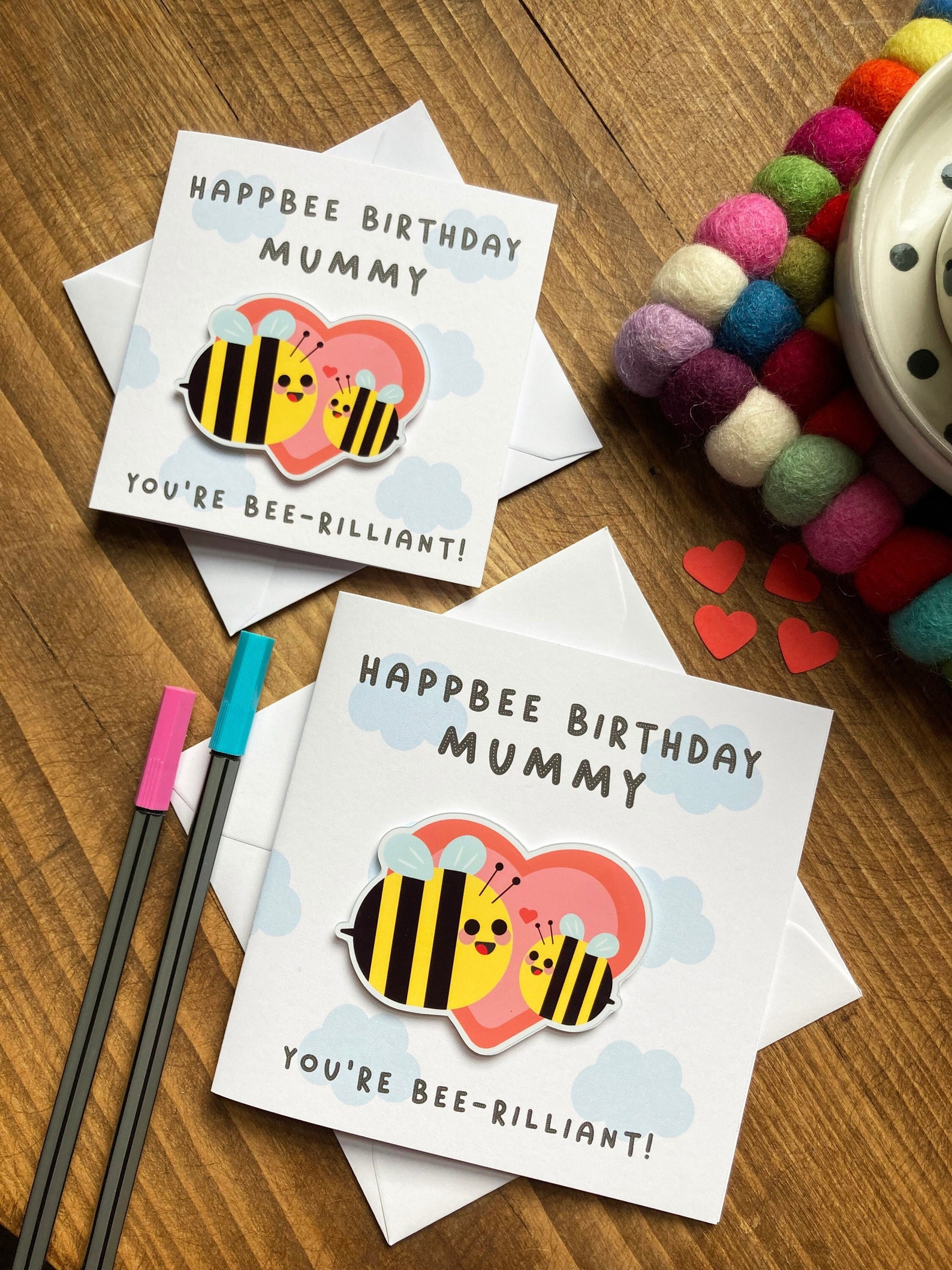 Birthday Card for Mummy Mummy Birthday Card Card From Kids to Mummy ...