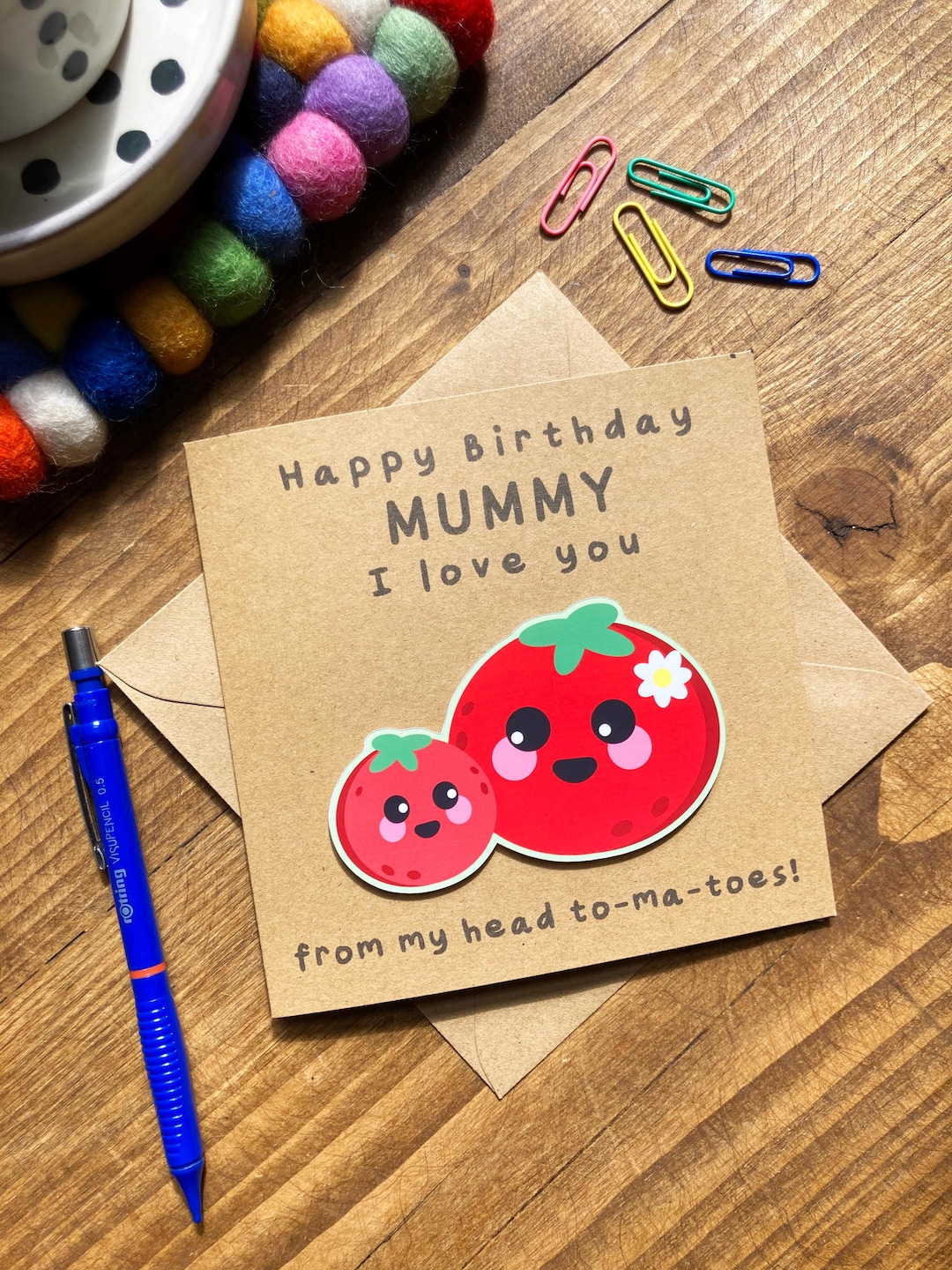 Birthday Card for Mummy Mummy Birthday Card Card From Kids/children to ...