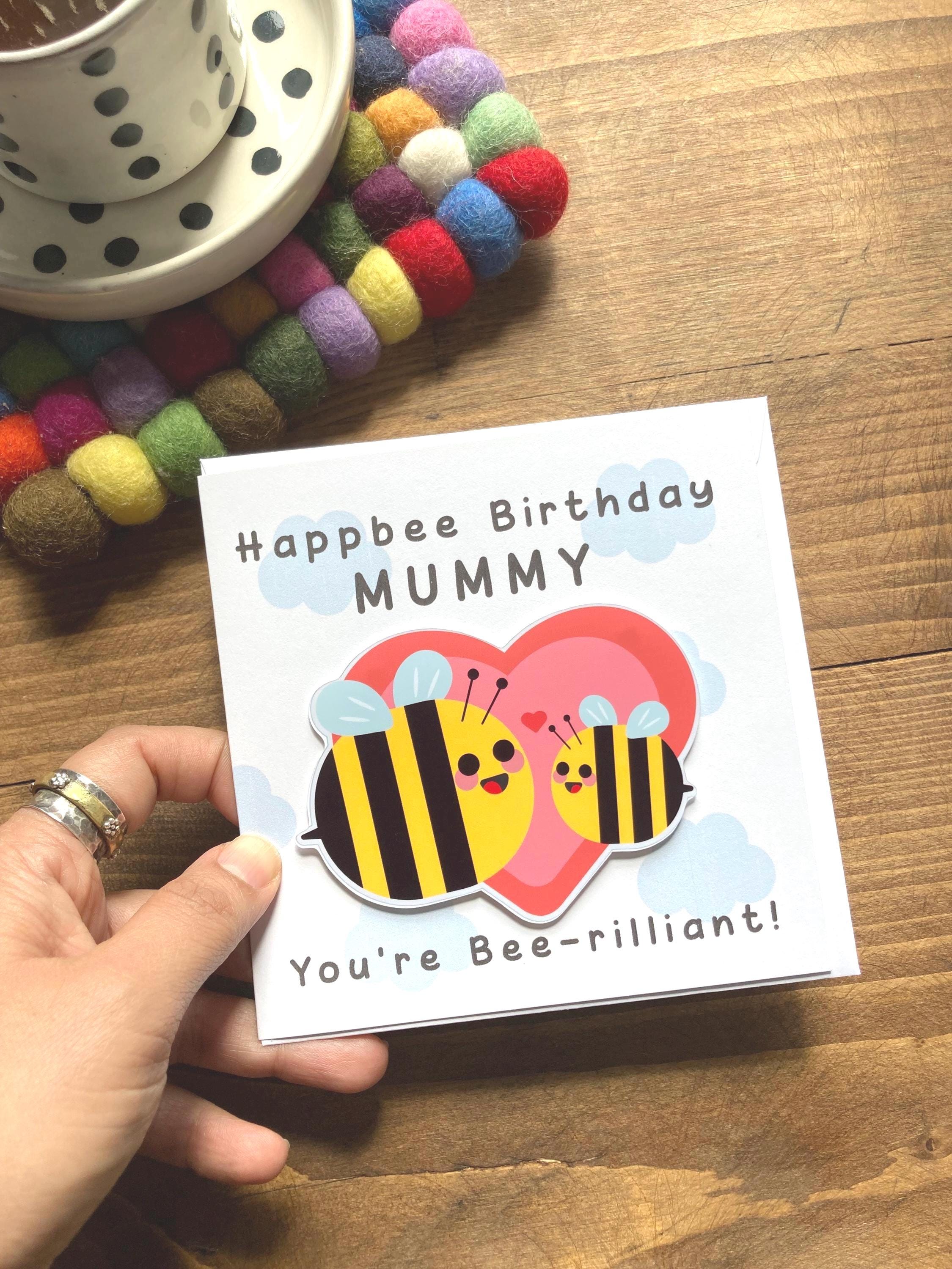 Mummy Birthday Card - Birthday Card for Mummy - Card From Kids/children ...