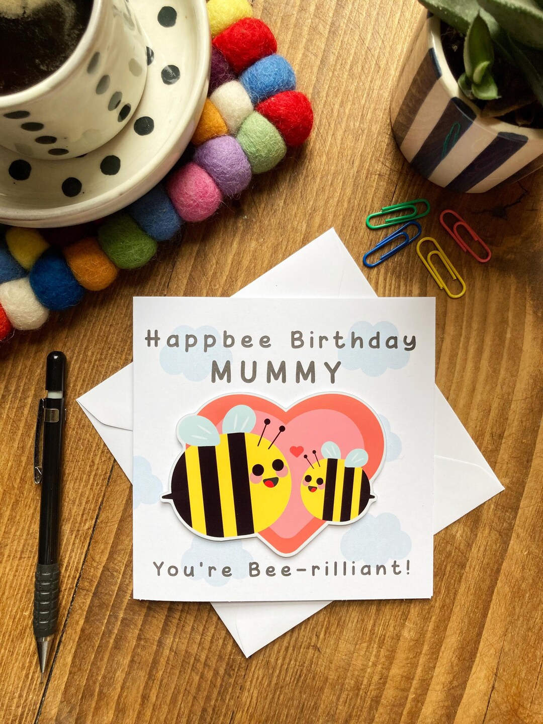 Mummy Birthday Card Birthday Card for Mummy Card From Kids/children to ...