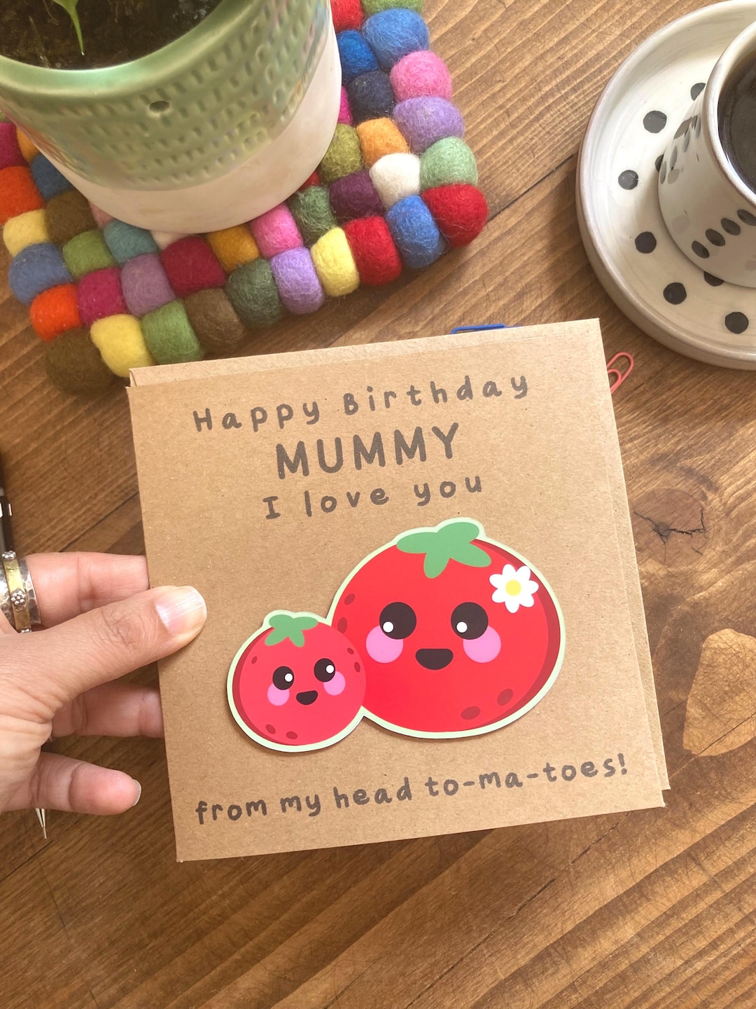 Birthday Card for Mummy - Mummy Birthday Card - Card From Kids/children ...
