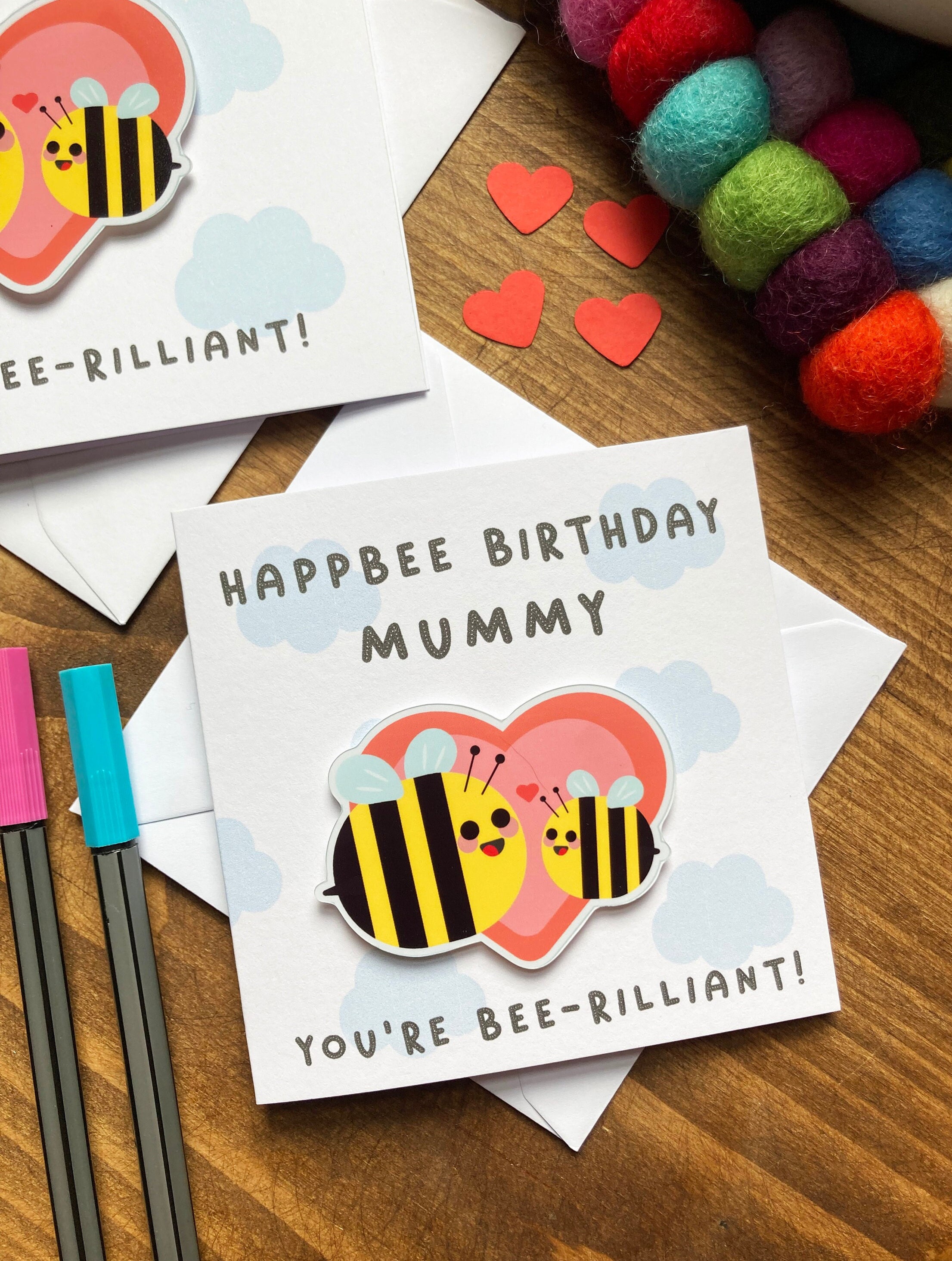 Birthday Card for Mummy Mummy Birthday Card Card From Kids to Mummy ...