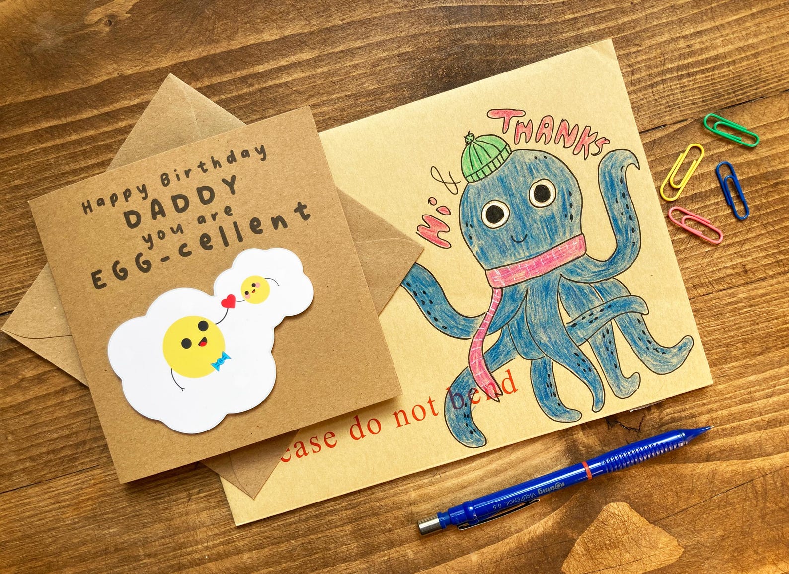 Birthday Card for Daddy-daddy Birthday Card-card for Daddy From Kids ...