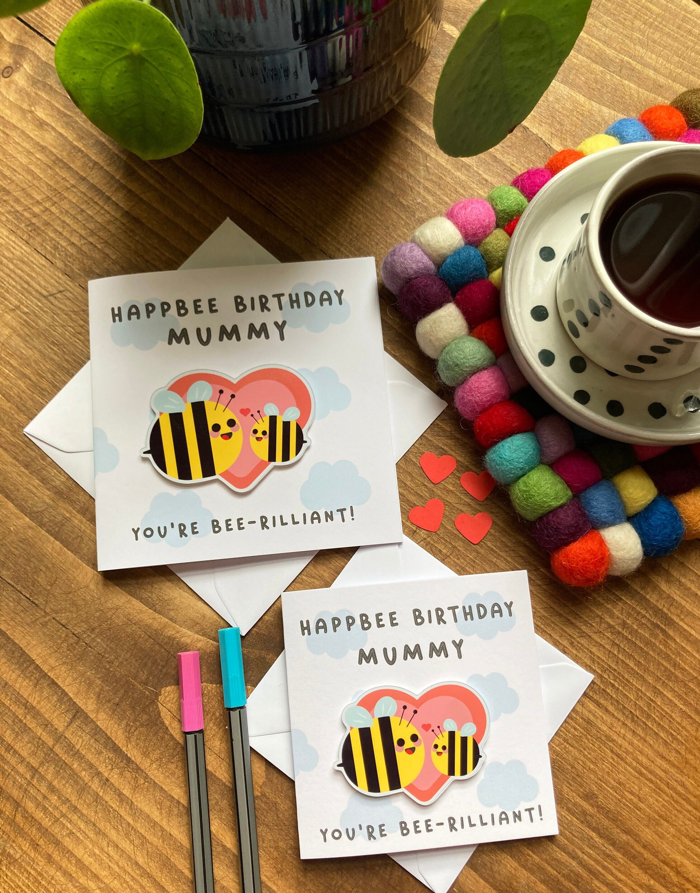 Birthday Card for Mummy Mummy Birthday Card Card From Kids to Mummy ...