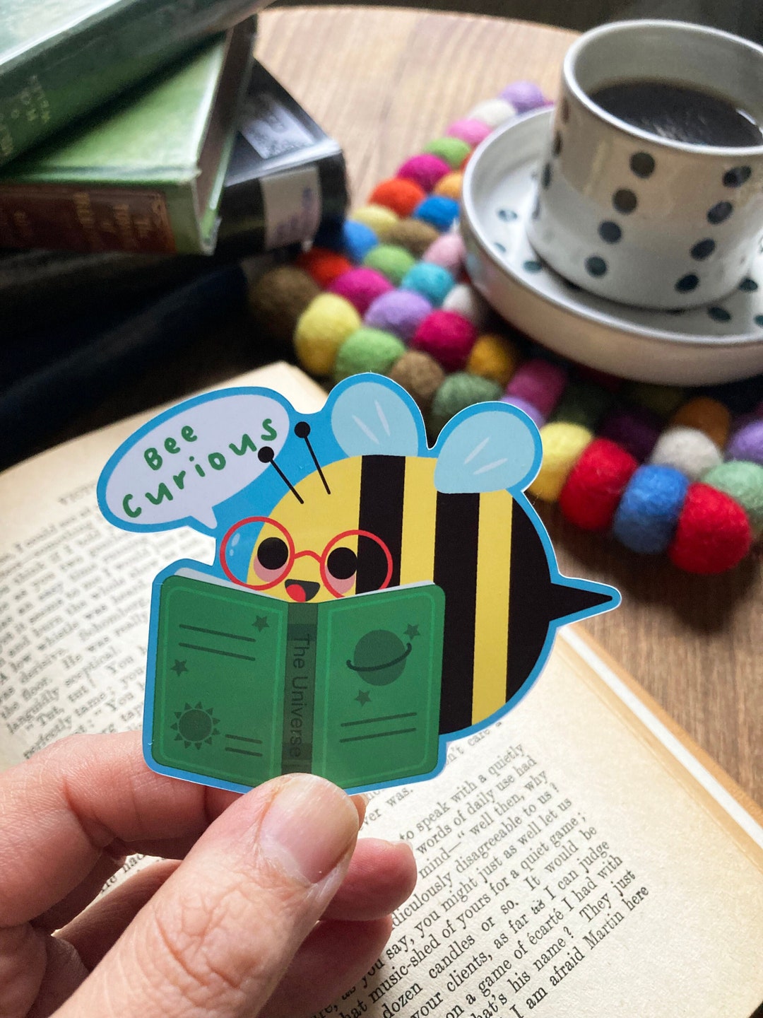 Cute Bee Sticker-kawaii Stickers-kawaii Decal planners and Journals ...
