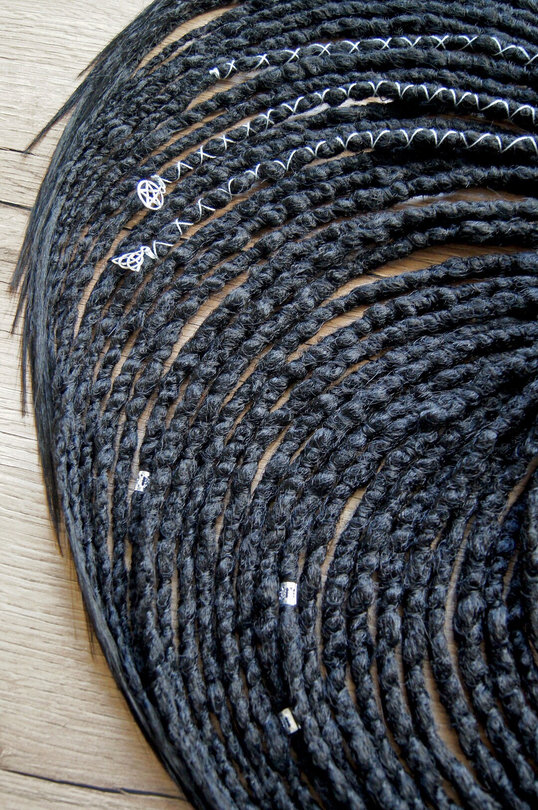 Black Dreadlock Extensions Double or Single Ended Synthetic Dreads ...