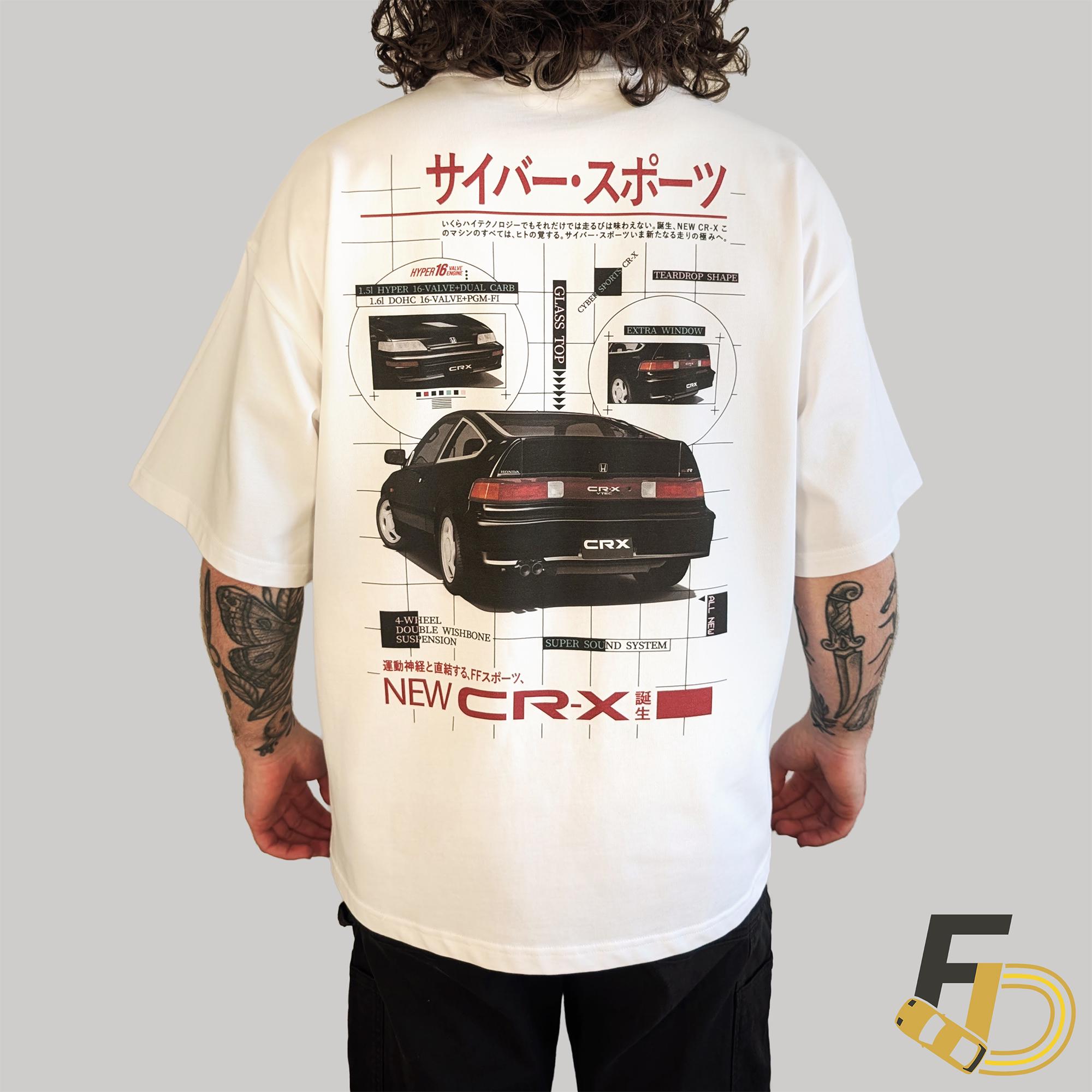 New CR-X | Vintage JDM Tee, JDM Shirt, Car Shirt, Automotive Apparel ...