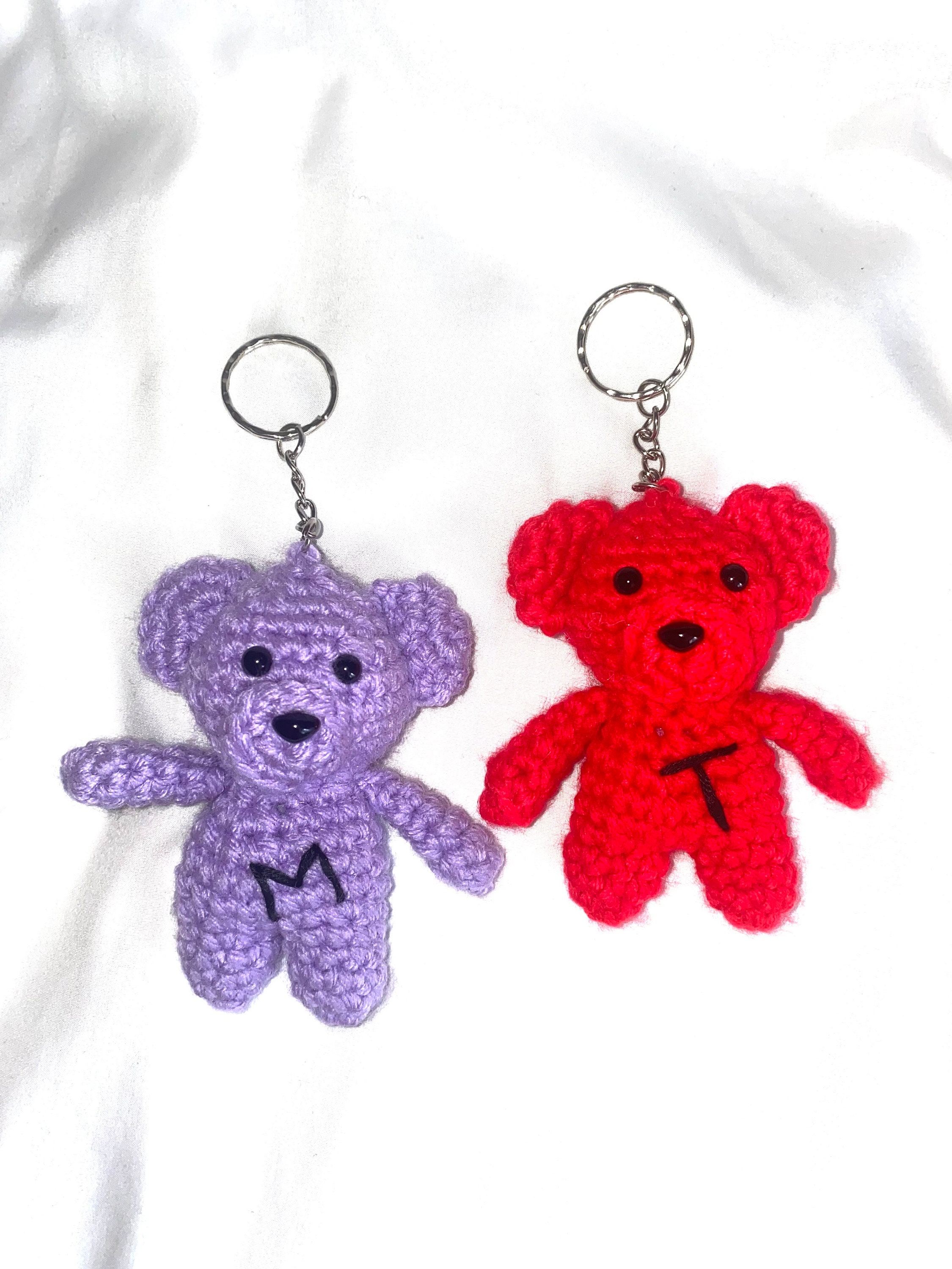Mini Teddy Bear Keychain Crochet Pattern / Amigurumi Pattern / PDF ...
