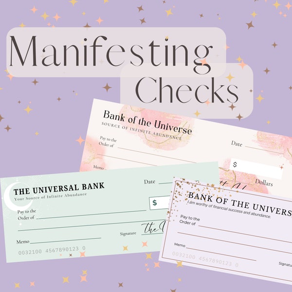 Check From Universe - Etsy Ireland