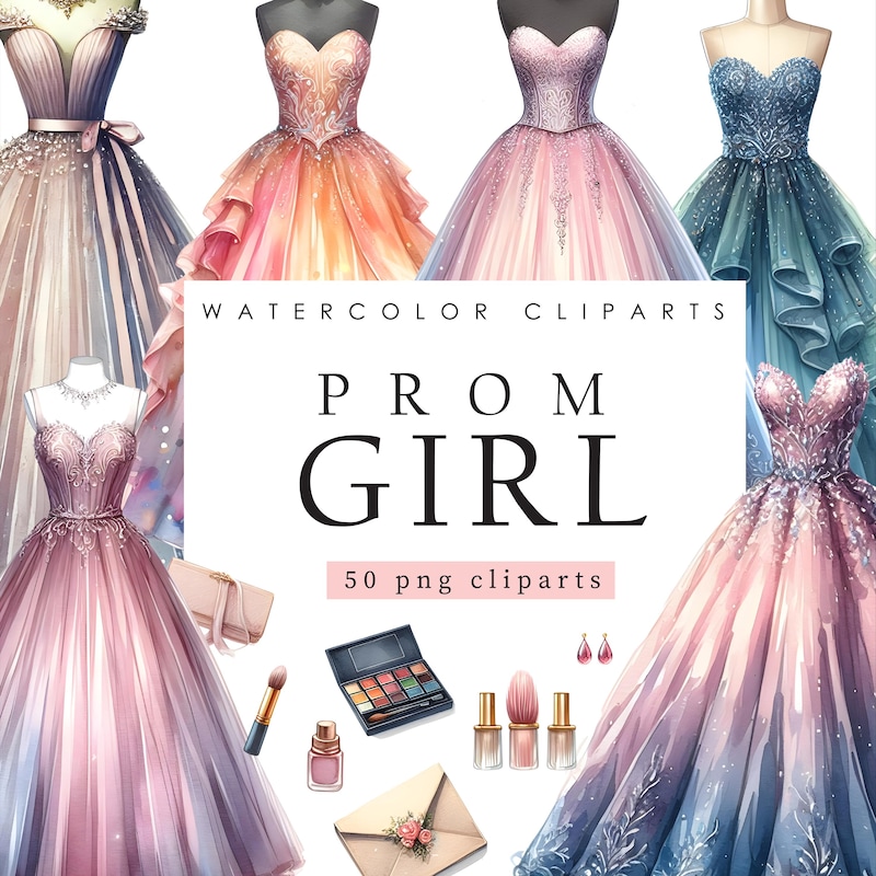 Prom Clipart - Etsy
