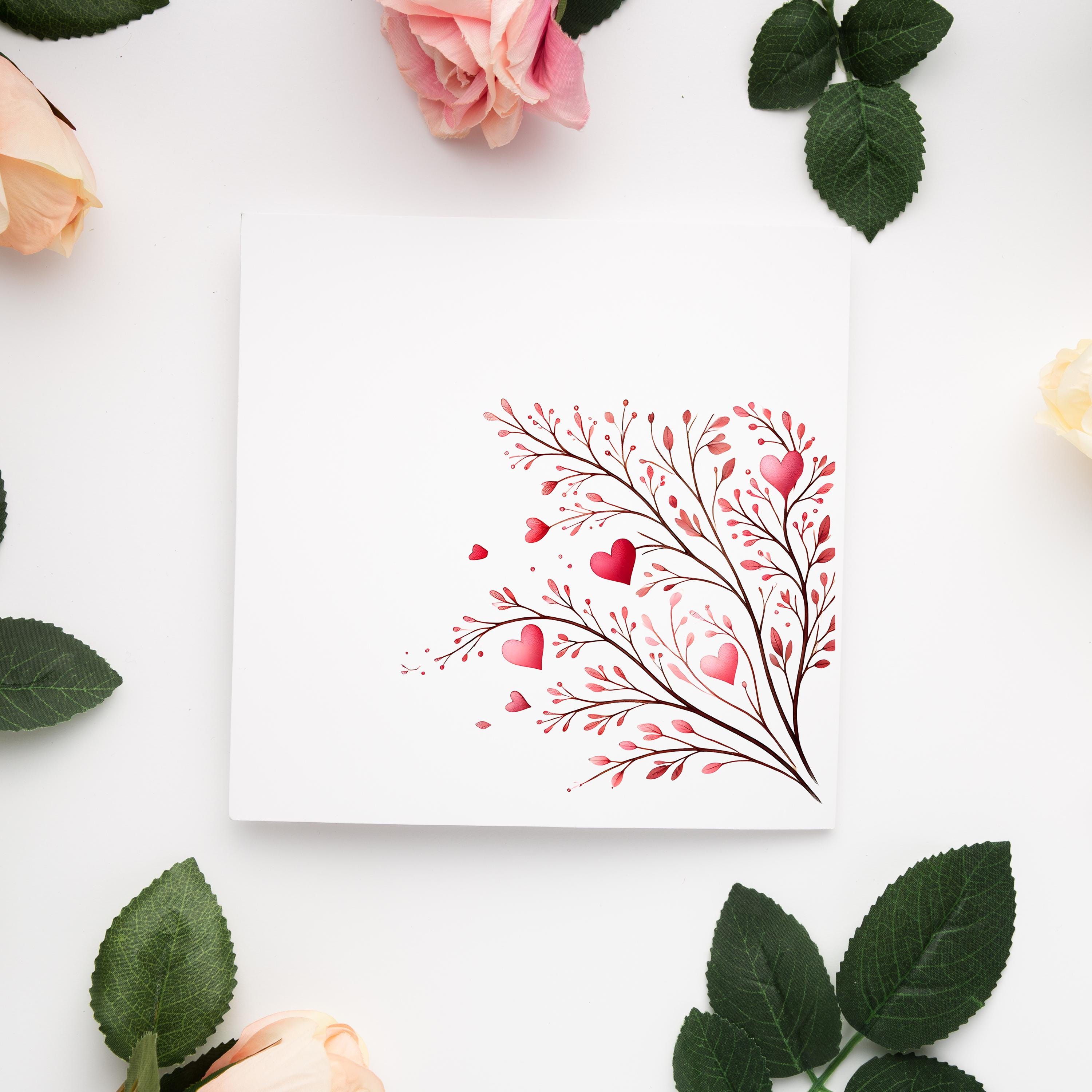 18 Watercolor Valentine Clipart, Love Border Png, Hanging Hearts ...