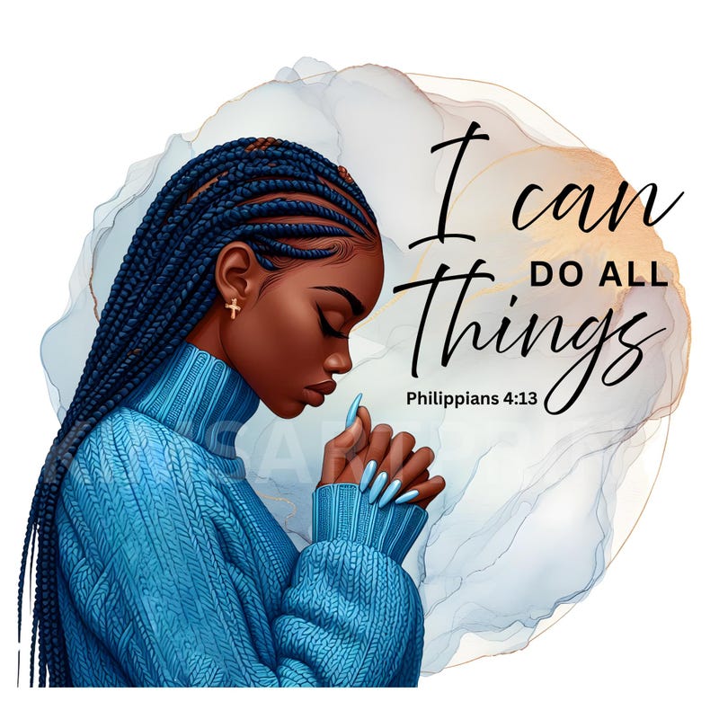 African American Christian Clip Art Etsy