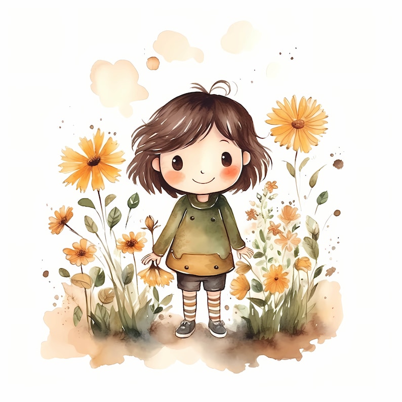 Children's Book Illustrations Clipart Bundle Kid's - Etsy