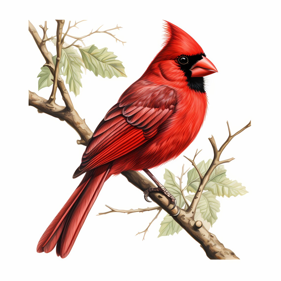 Red Cardinal Watercolor Clipart Bundle Colorful Red Cardinal - Etsy Canada