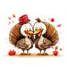 Thanksgiving Cute Turkey Portrait PNG Watercolor Clipart, Thanksgiving ...