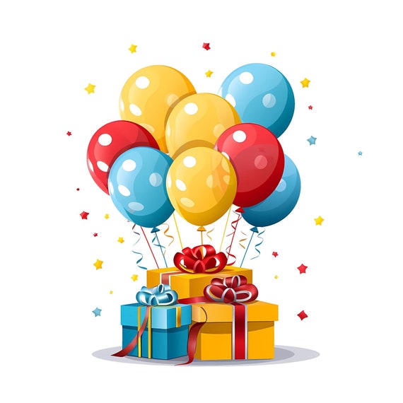 Birthday Gift Box Clip Art