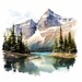 Banff National Park Watercolor Sketch Art Bundle Banff - Etsy