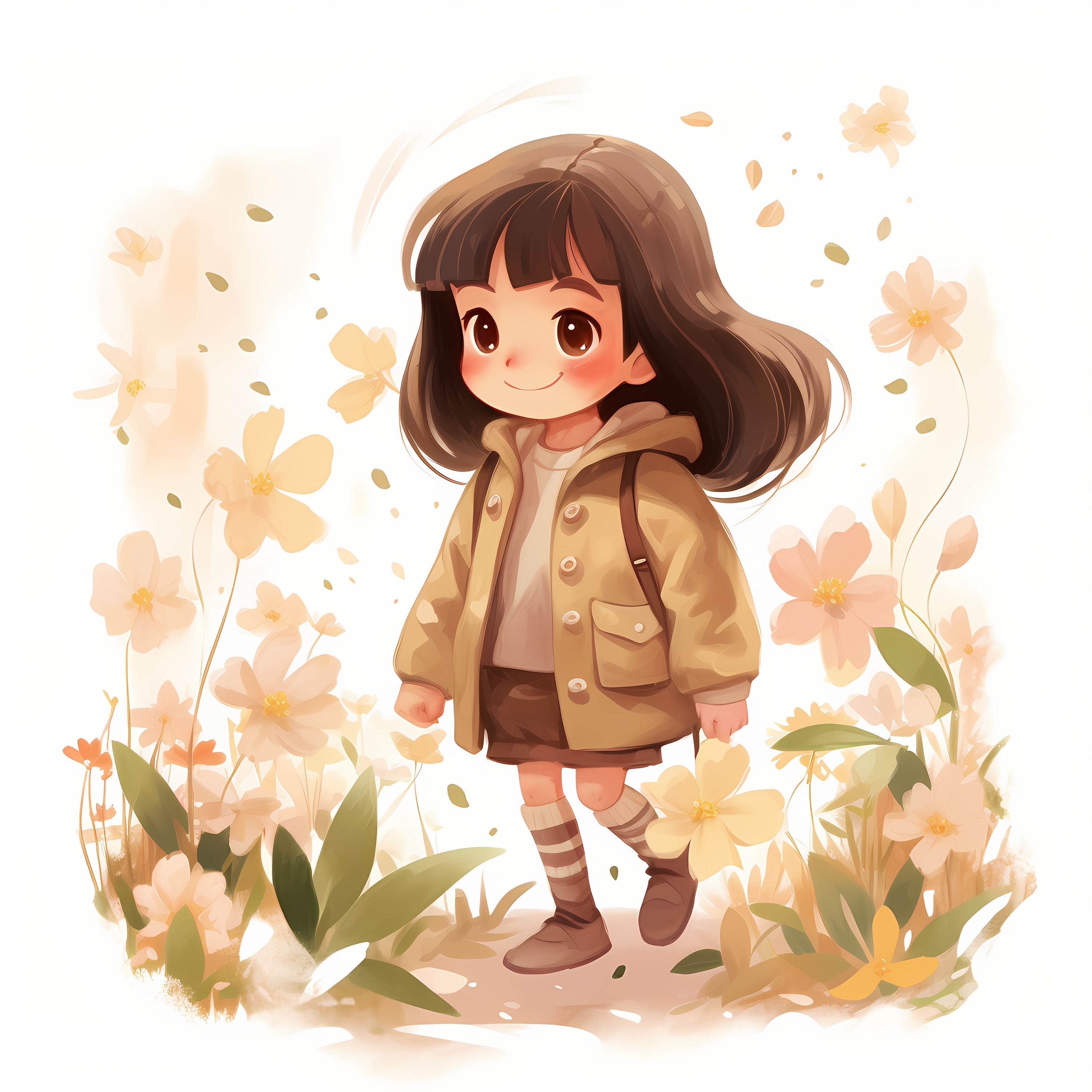 Children's Book Illustrations Clipart Bundle, Kid's Book Cute Illustrations Set, Kid's Book ...