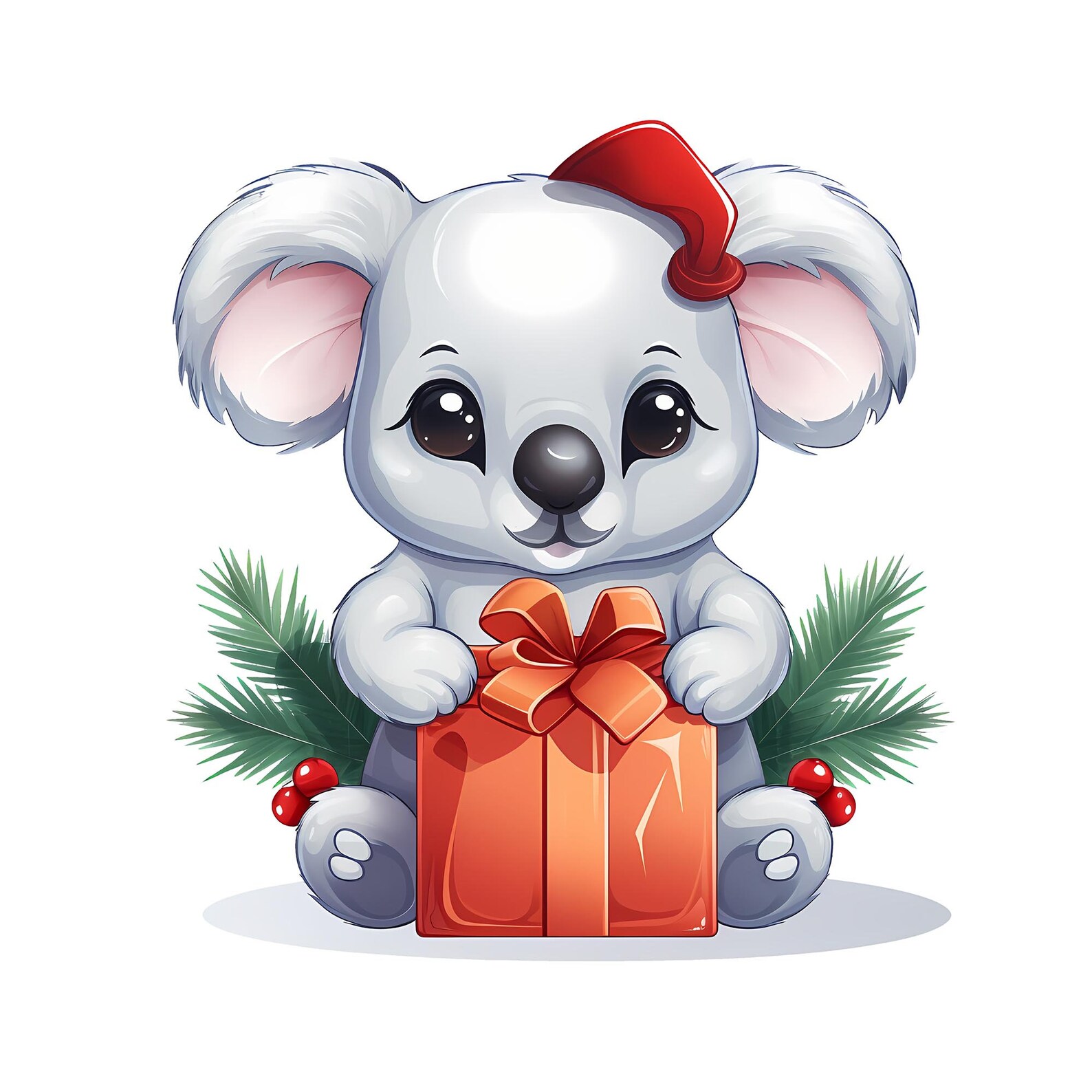 Cute Koala Watercolor PNG Clipart, Happy Koala Bear Birthday Invitation ...