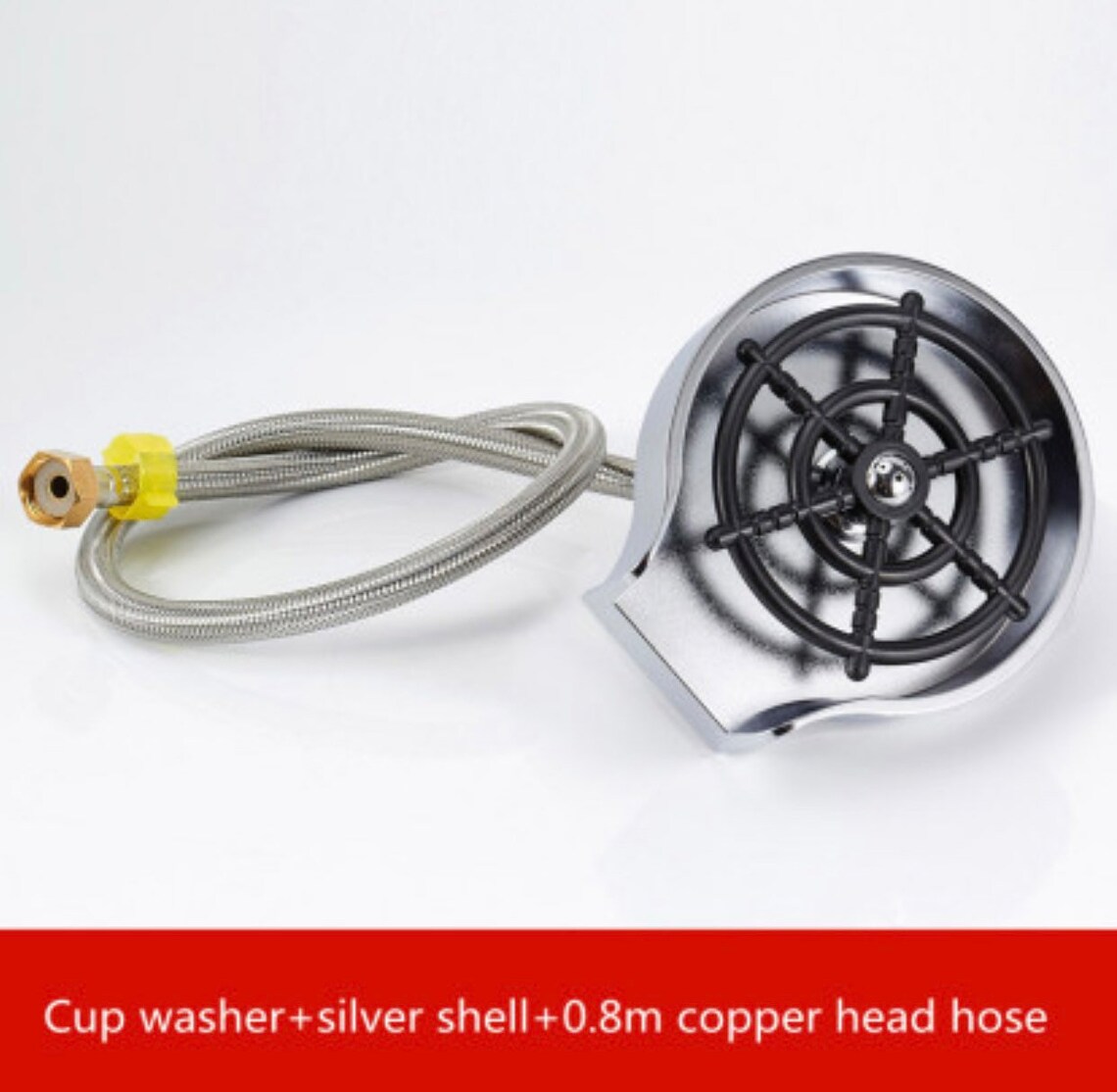 Bar Counter Cup Washer Sink High-pressure Spray Automatic Faucet Coffee ...