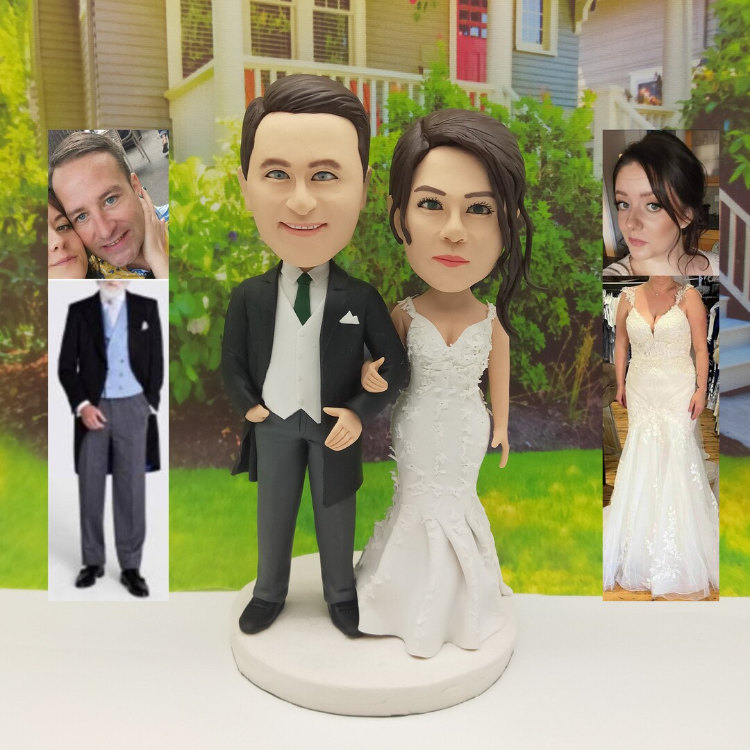 Custom Wedding Cake Toppers, Custom Wedding Bobbleheads, Personalized ...