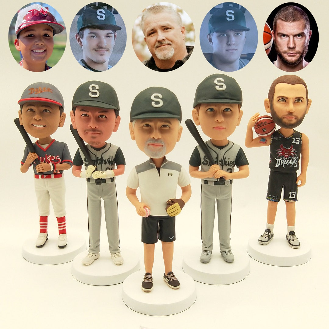 Personalized Custom Baseball Bobbleheads, Custom 3D Statues, Gifts for ...