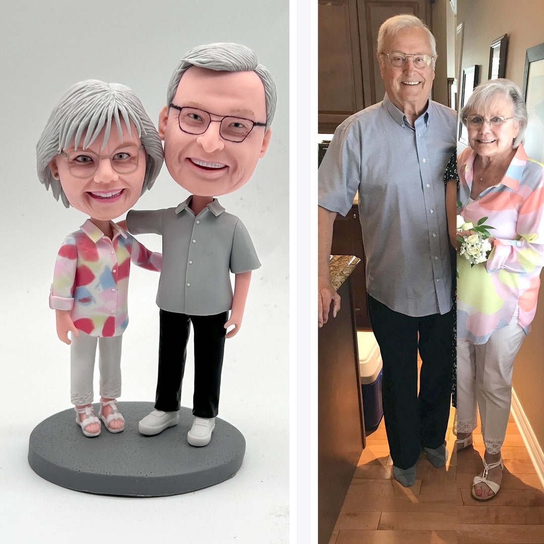 Personalized Couple Bobbleheads, Custom Parent Bobbleheads, Custom ...
