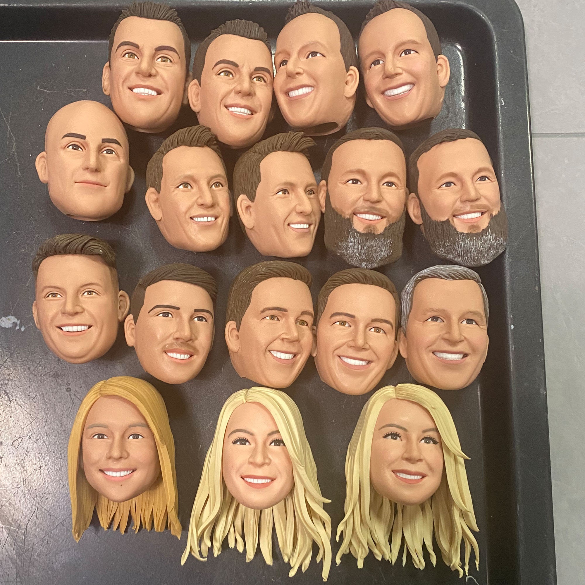 Handmade Character Bobbleheads Custom 3D Dolls Personalized - Etsy