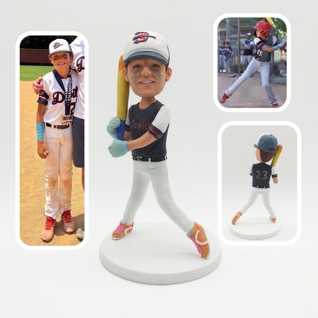 Personalised Custom Baseball Bobbleheads, Baseball Player Bobbleheads ...