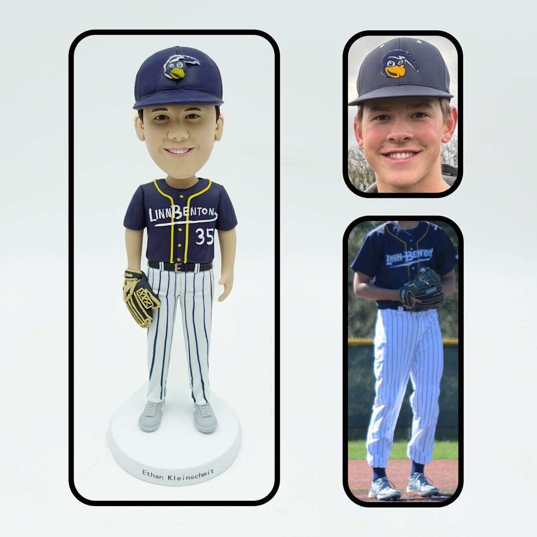 Bpersonalised Bobblehead Baseball Catcher, Custom Baseball Bobbleheads ...