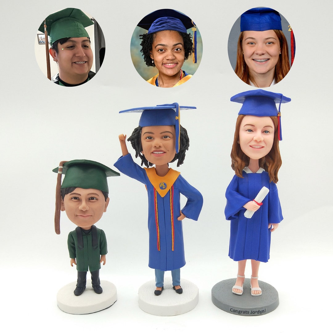 Personalized Bobblehead With Your Own Gown and Cap,customized ...