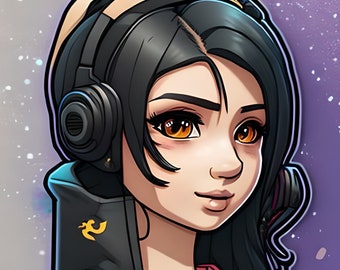 Profile Pic Avatar Discord Gamer Girl - Etsy