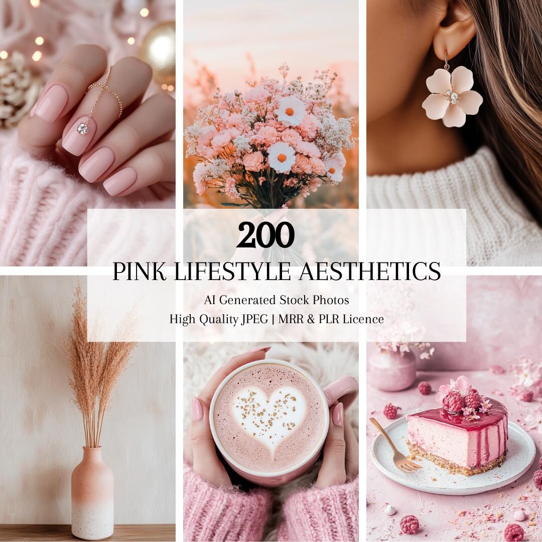 Pink Lifestyle Faceless Aesthetic Instagram Stories Posts Stock Photos ...