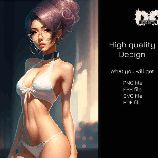 Waifu Sexy Art Etsy 1145