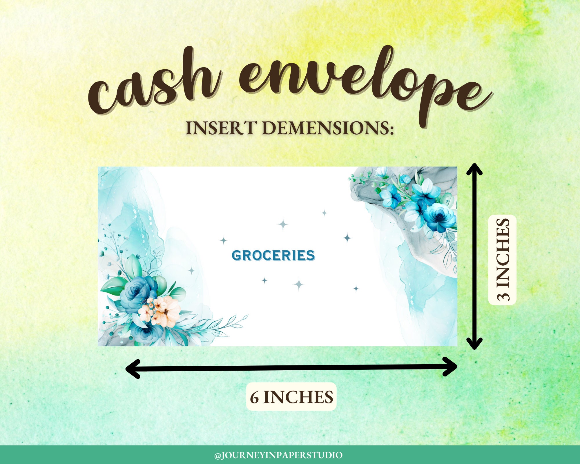 A6 Budget Binder Envelope Inserts | Budget Binder Inserts for Cash ...