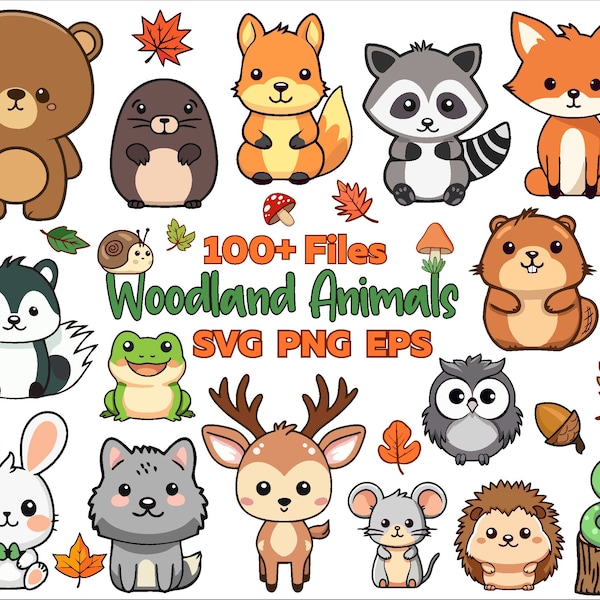 Woodland Animals - Etsy