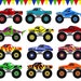 Monster Truck SVG Mega Bundle - INSTANT DOWNLOAD - Boy Birthday Decor ...