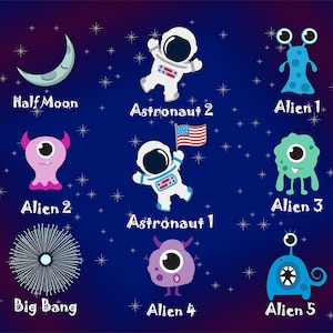 Planets SVG Mega Bundle - Solar System Clipart - Space Bundle - Cute ...